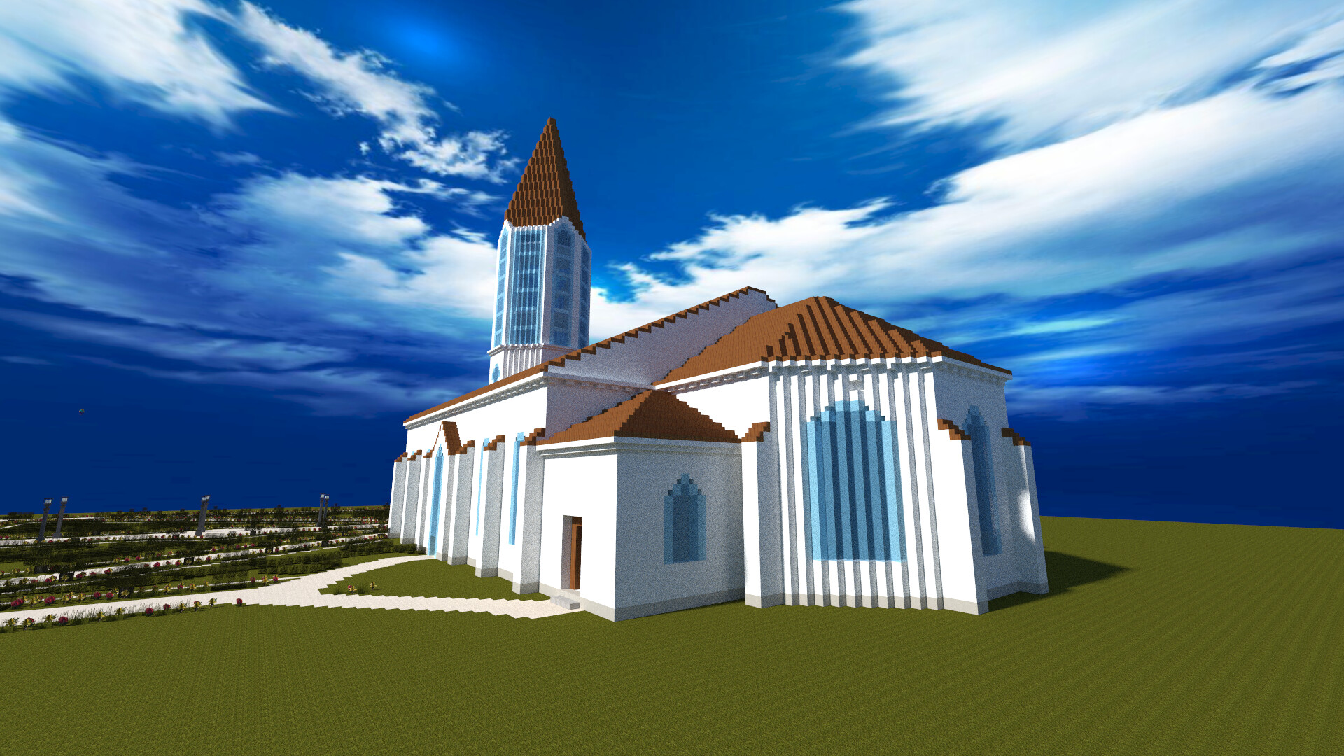 Modern Church (Skallsjö kyrka Sweden) Minecraft Map