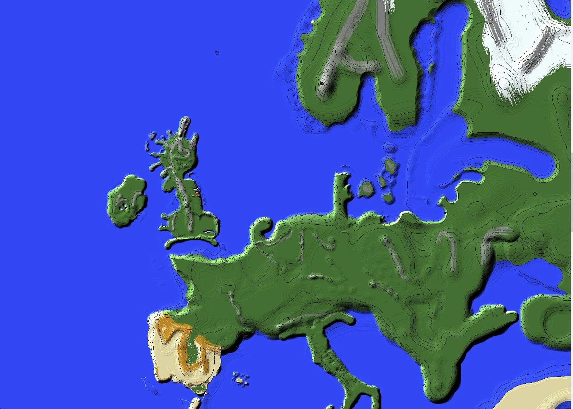 whole earth (world paint) Minecraft Map