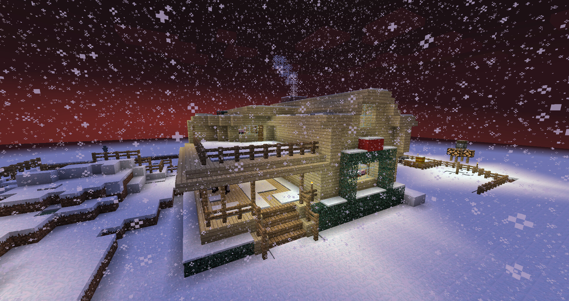Cozy Yule Cabin Minecraft Map