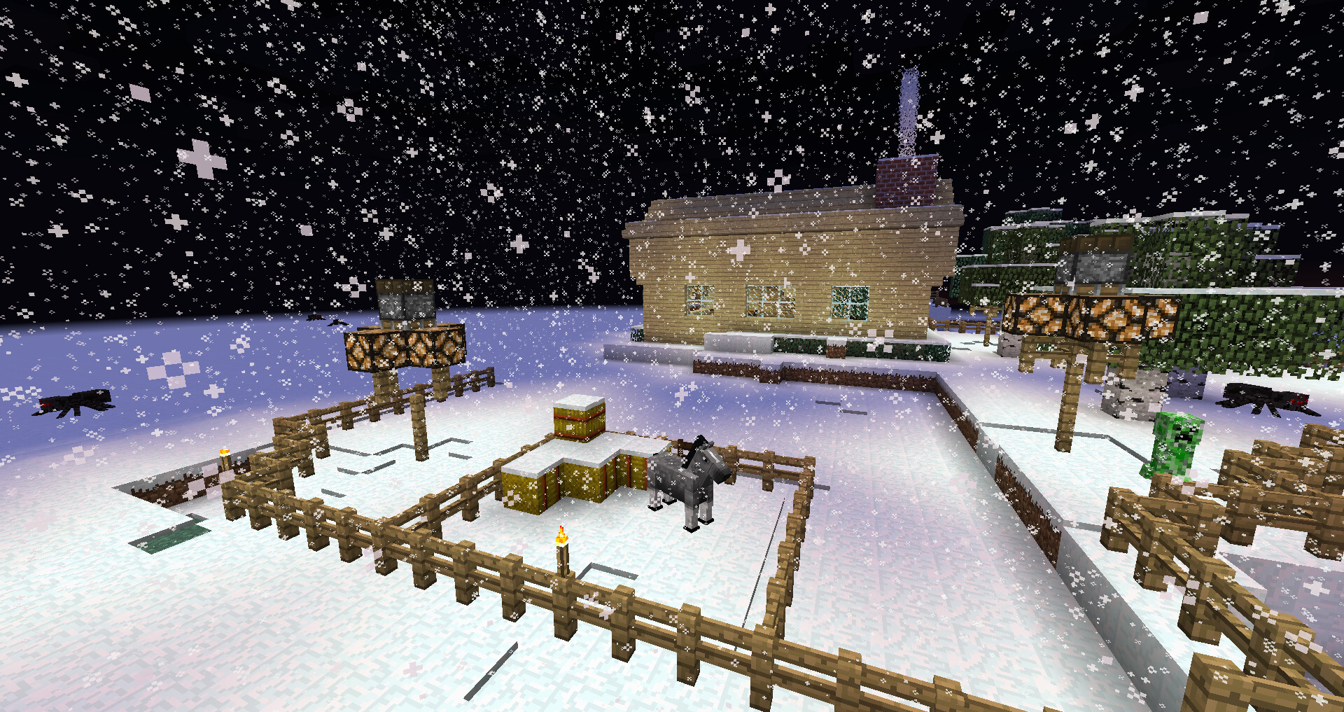 Cozy Yule Cabin Minecraft Map