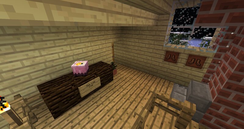 Cozy Yule Cabin Minecraft Map