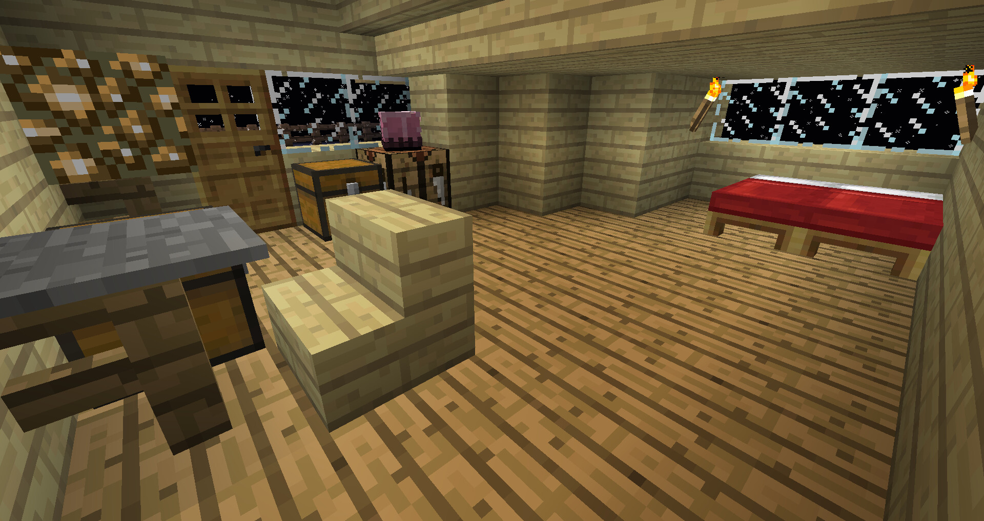 Cozy Yule Cabin Minecraft Map