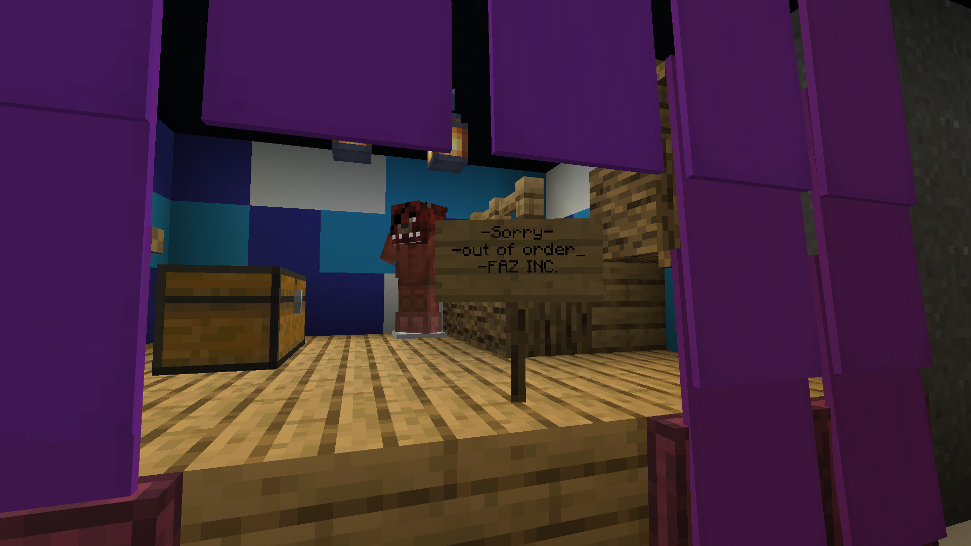 Five nights at Freddy's 1 & 2 Map Minecraft Map