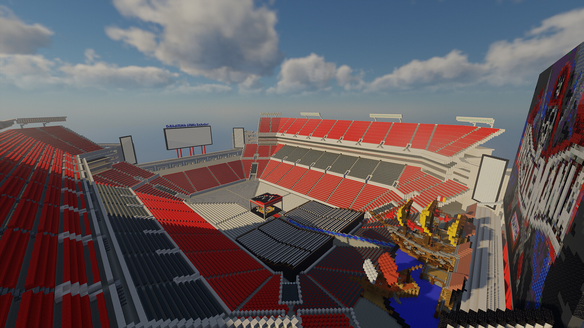 WWE WrestleMania 37 (concept) With Pyro Minecraft Map