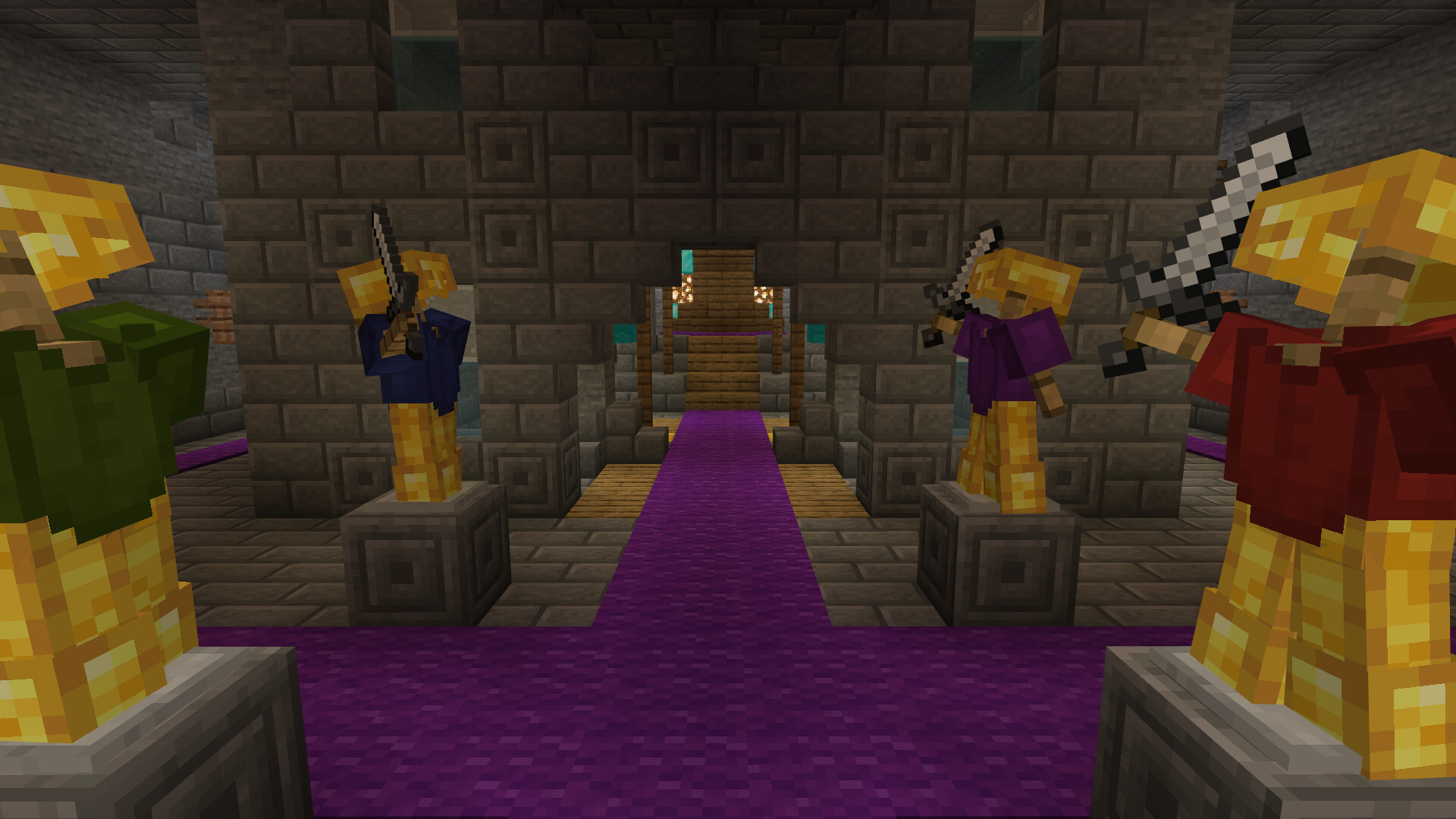 Minecraft Exploded Builds: Medieval Fortress Recreation Minecraft Map