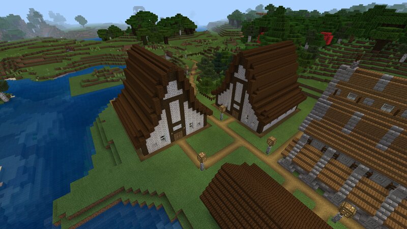 Minecraft Exploded Builds: Medieval Fortress Recreation Minecraft Map