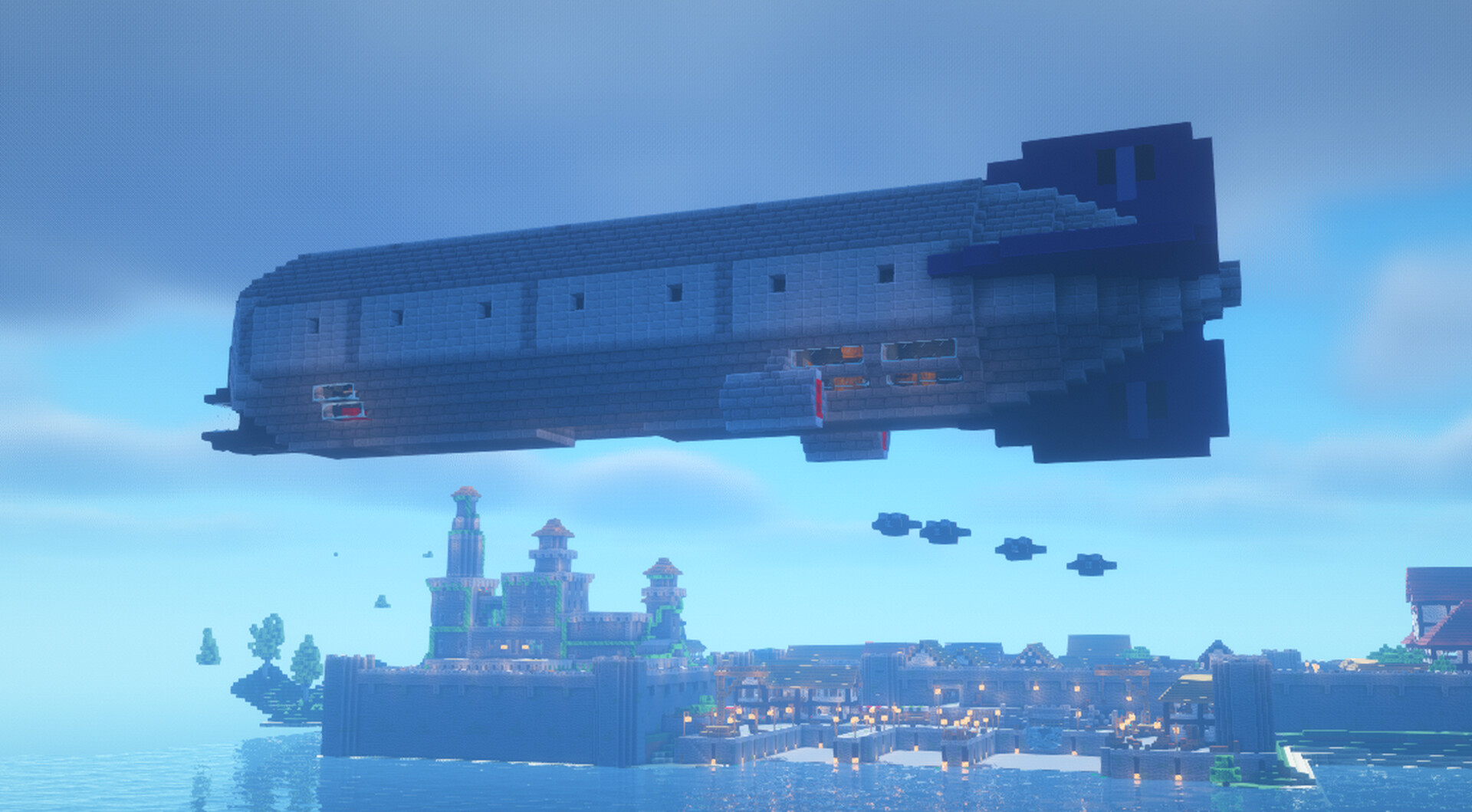 Unaligned City States Gunskiff ( Cannon Skiff | Unaligned | Movecraft ...