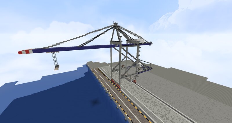 Autonomous Container Gantry Cranes Minecraft Map