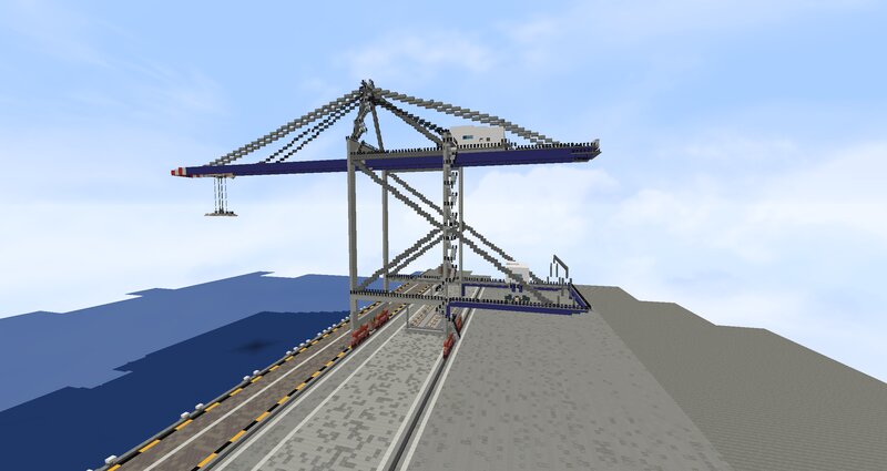 Autonomous Container Gantry Cranes Minecraft Map