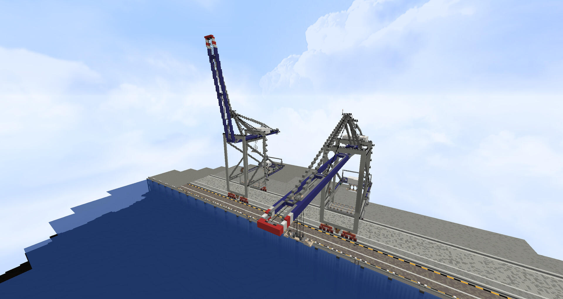 Autonomous Container Gantry Cranes Minecraft Map