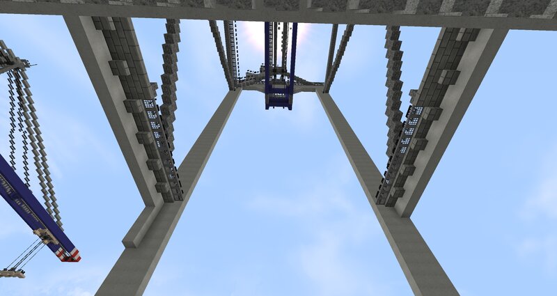 Autonomous Container Gantry Cranes Minecraft Map