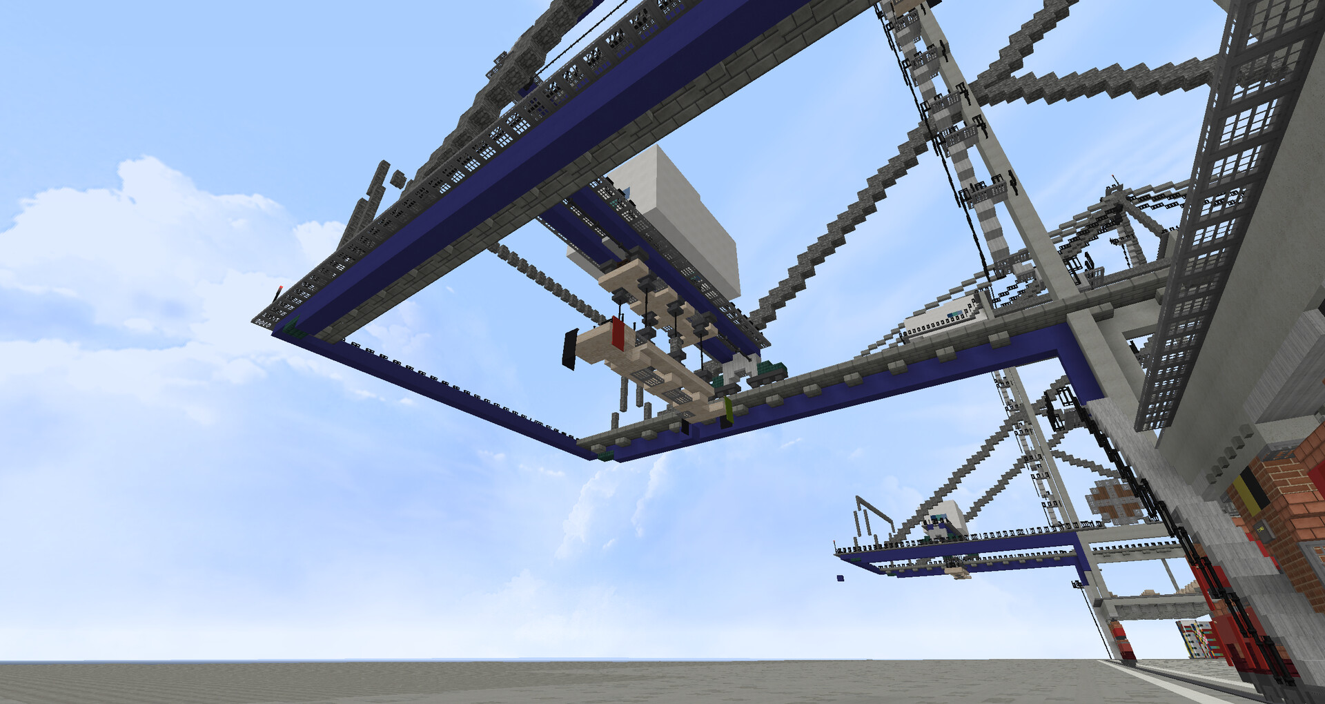 Autonomous Container Gantry Cranes Minecraft Map