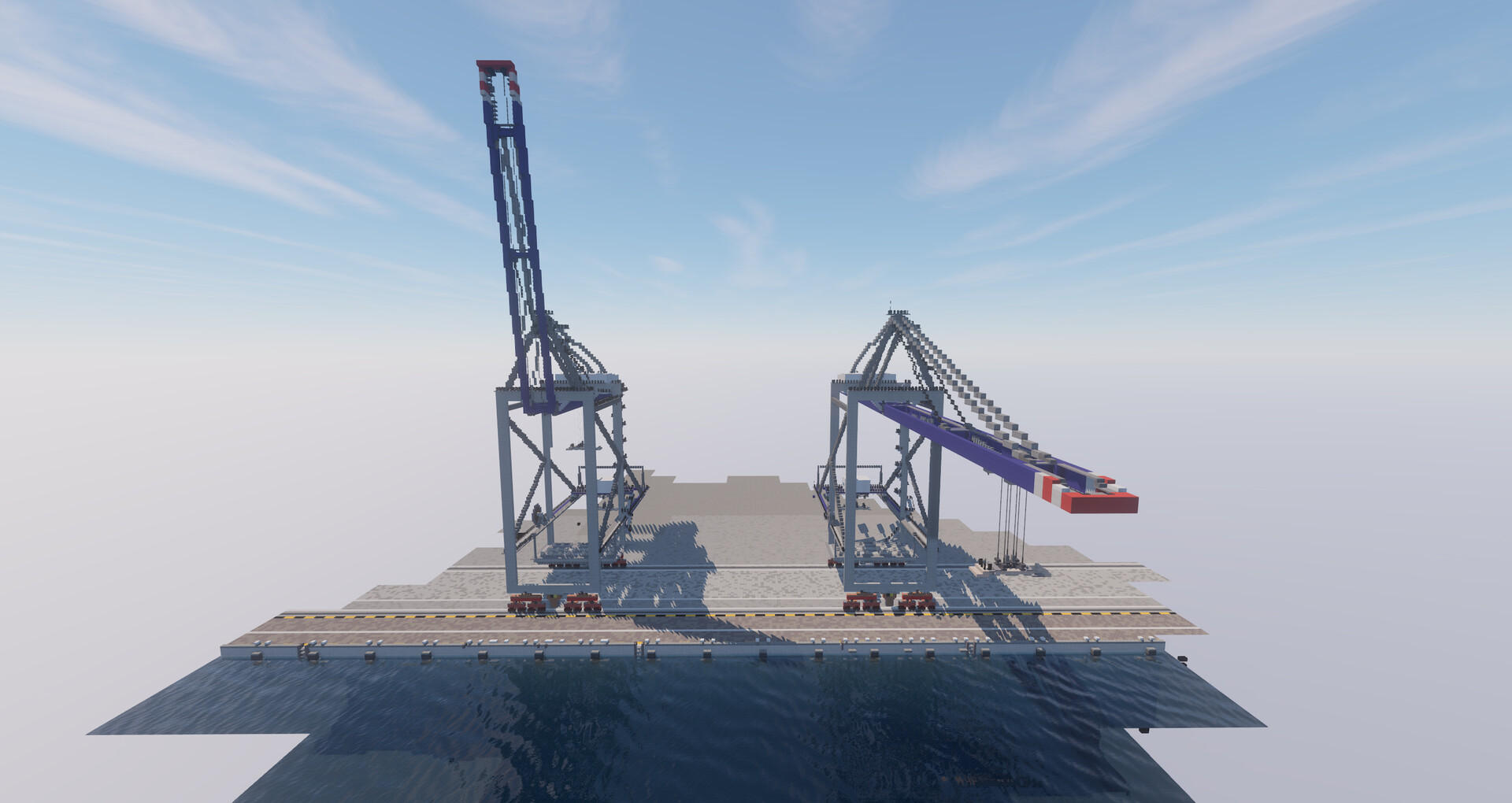 Autonomous Container Gantry Cranes Minecraft Map