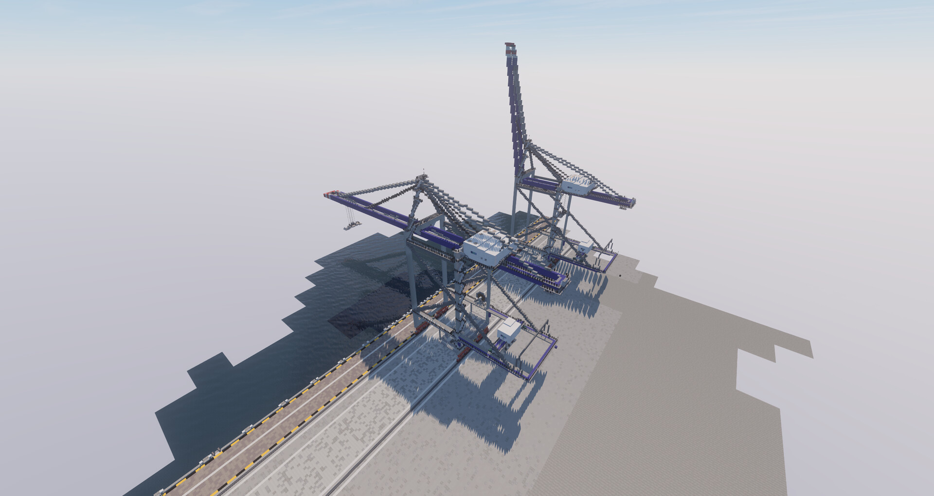 Autonomous Container Gantry Cranes Minecraft Map