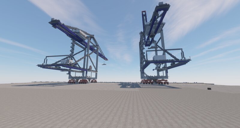 Autonomous Container Gantry Cranes Minecraft Map
