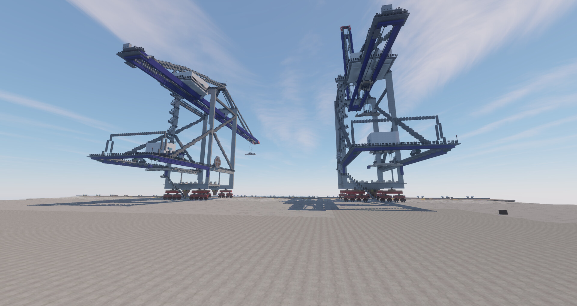 Autonomous Container Gantry Cranes Minecraft Map