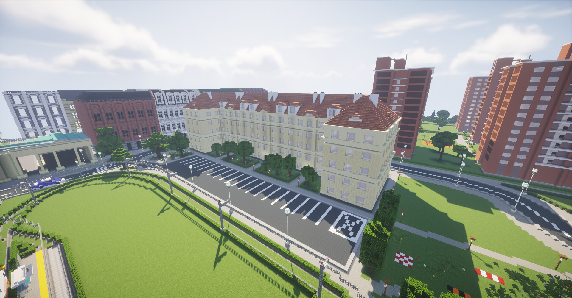 European tenement house Minecraft Map