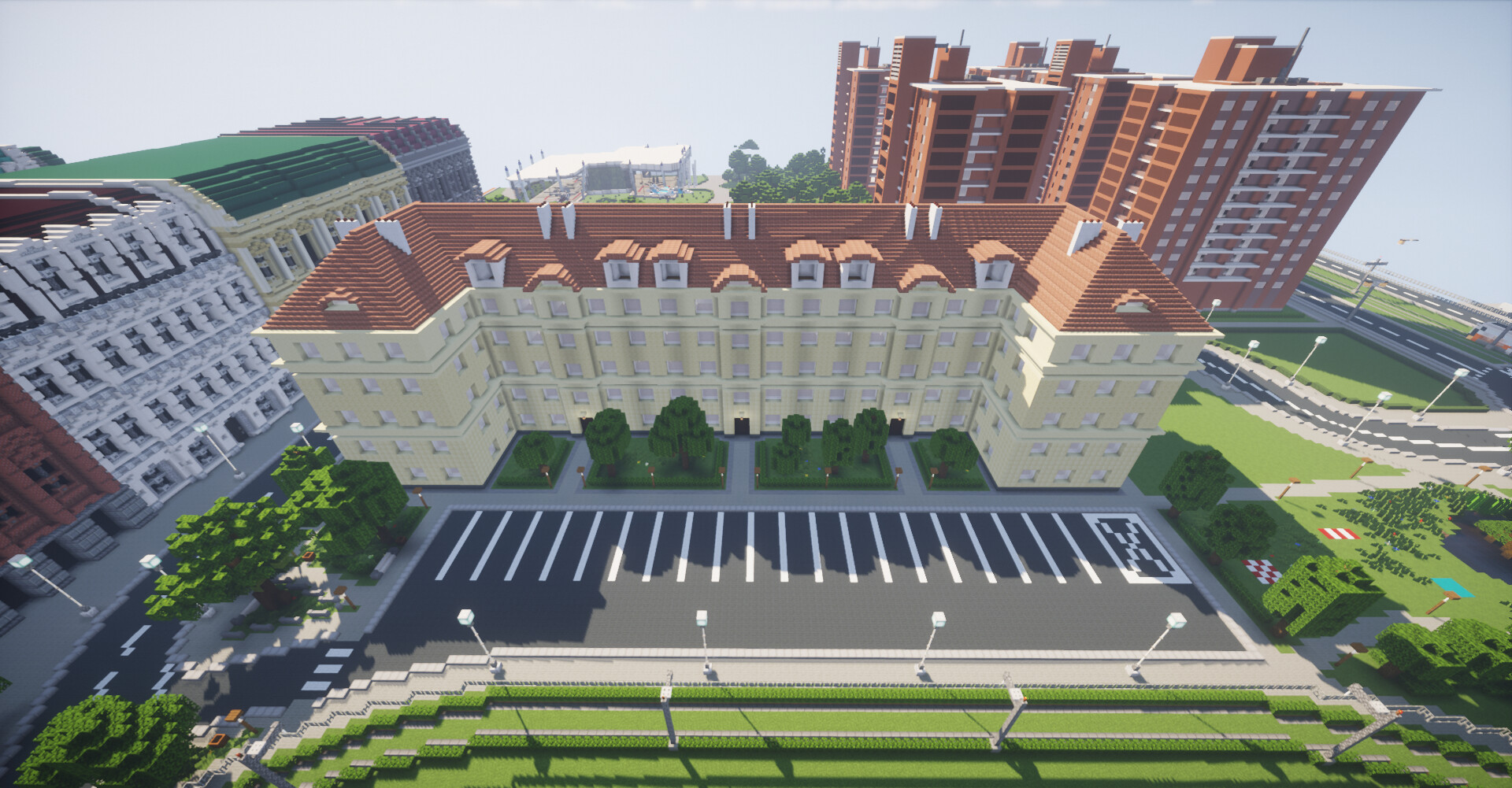 European tenement house Minecraft Map