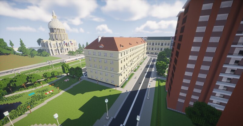 European tenement house Minecraft Map