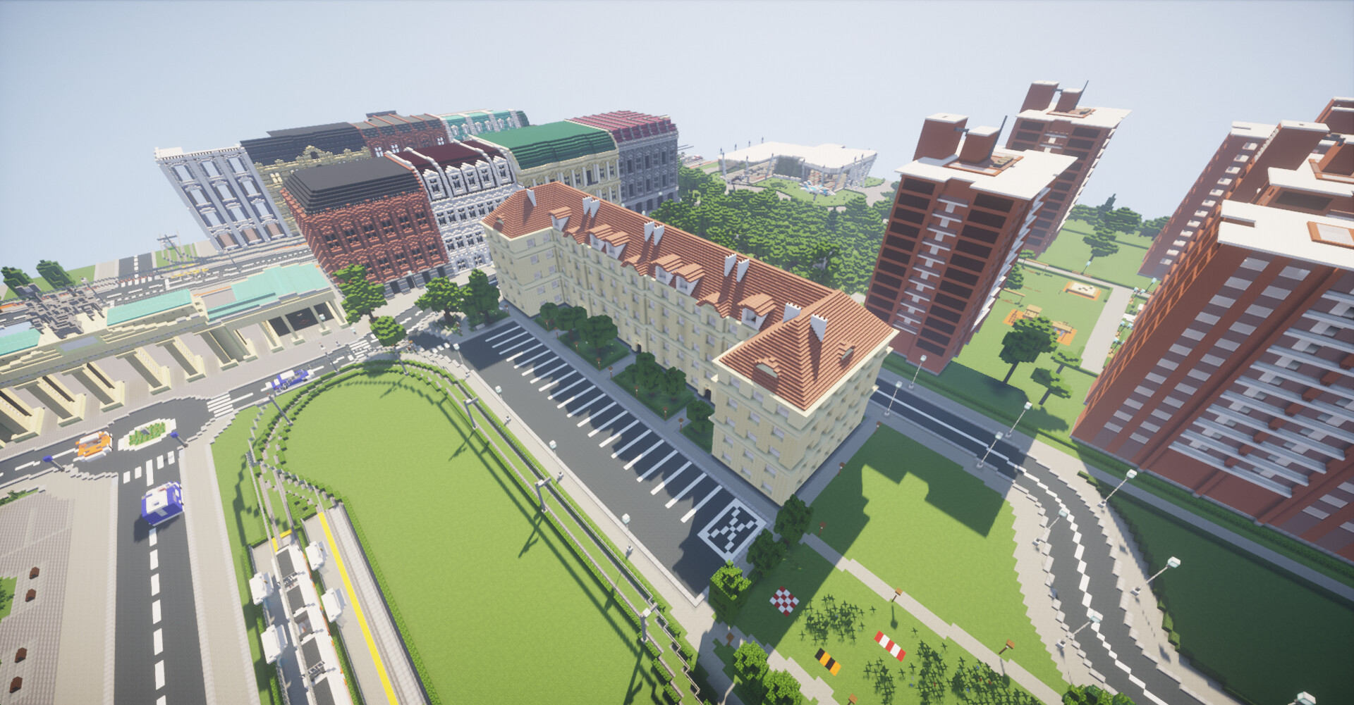 European tenement house Minecraft Map