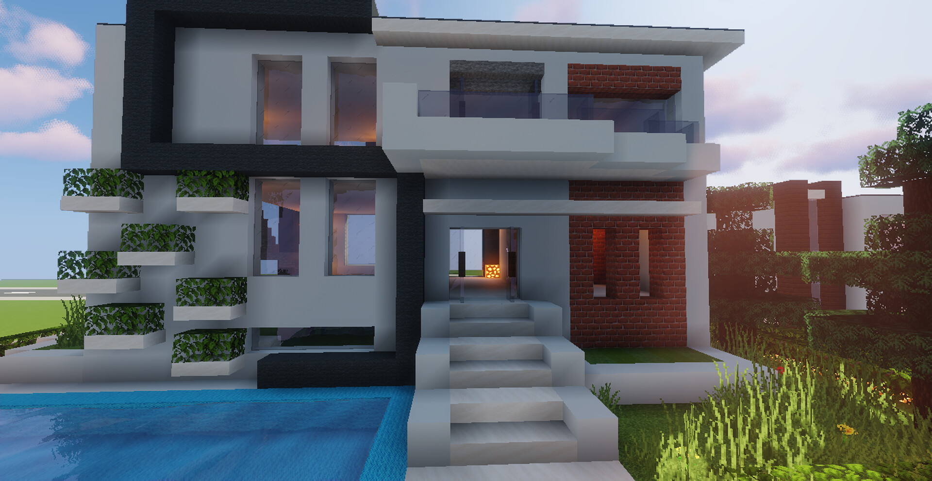 Modern House #102 (Map + Schematic) Minecraft Map