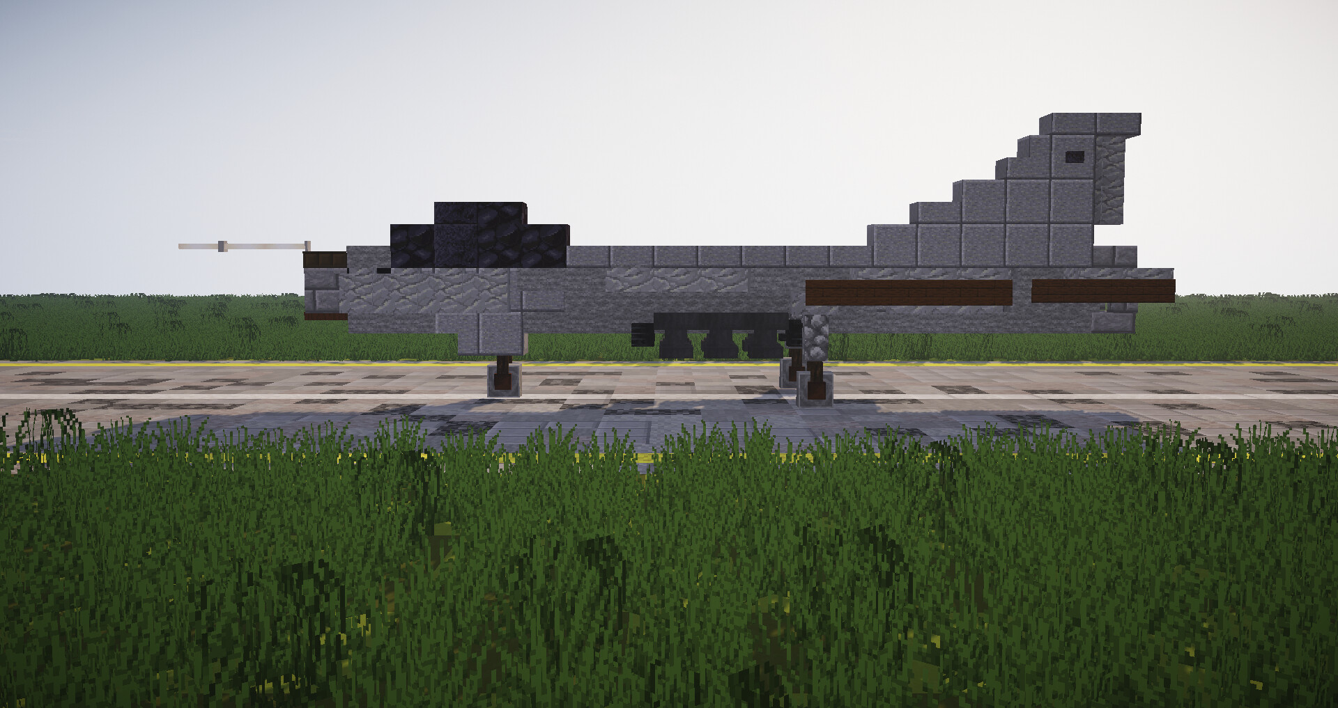 USSR Su-7 Fighter-Bomber/Ground-Attack Jet Minecraft Map