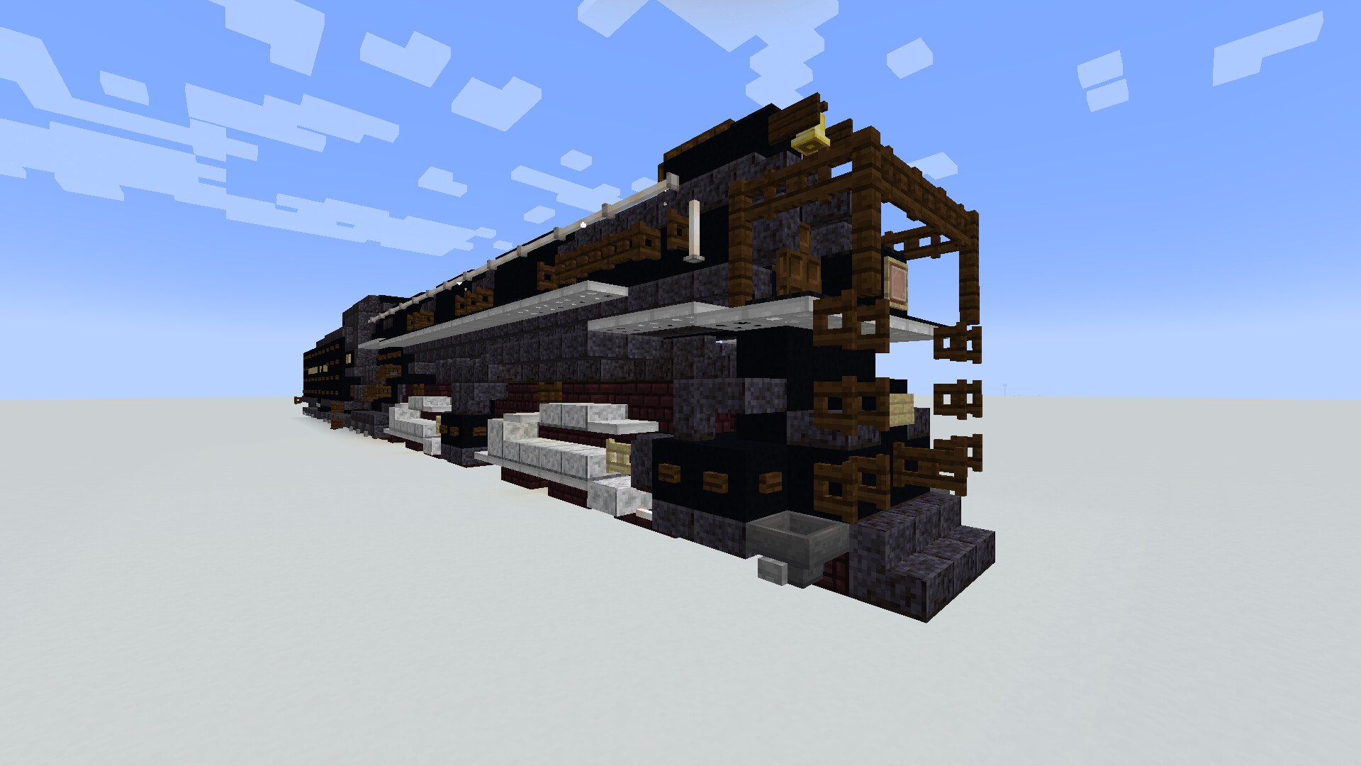 C&O "Allegheny" steam locomotive Minecraft Map
