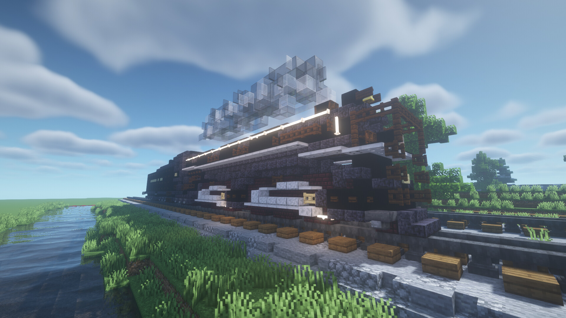 C&O "Allegheny" steam locomotive Minecraft Map