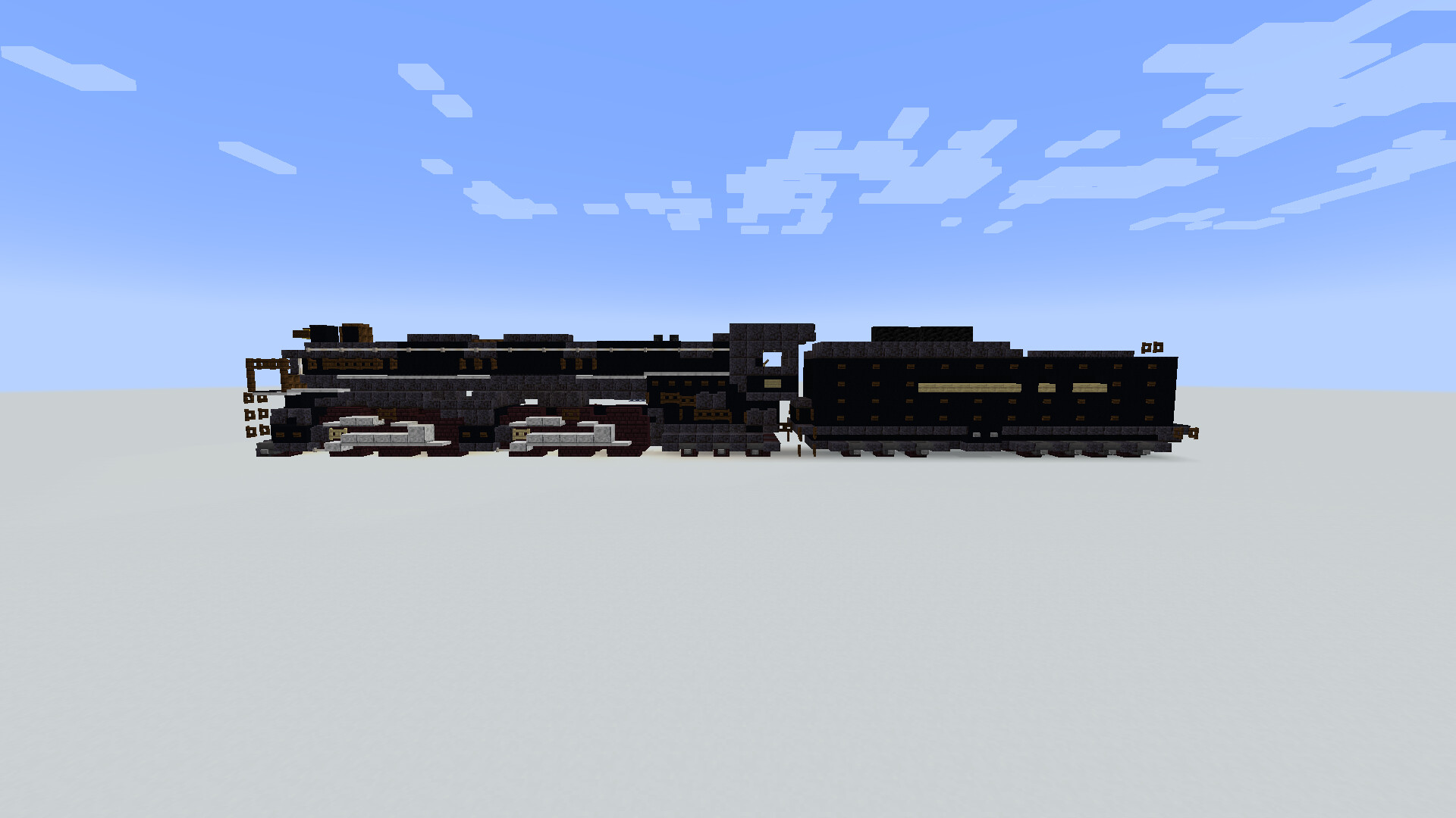 C&O "Allegheny" steam locomotive Minecraft Map