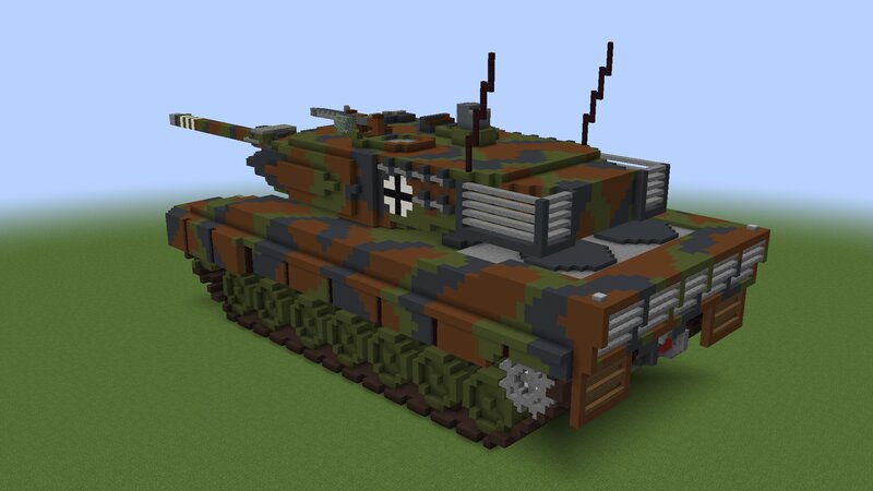 Leopard 2A6 Minecraft Map