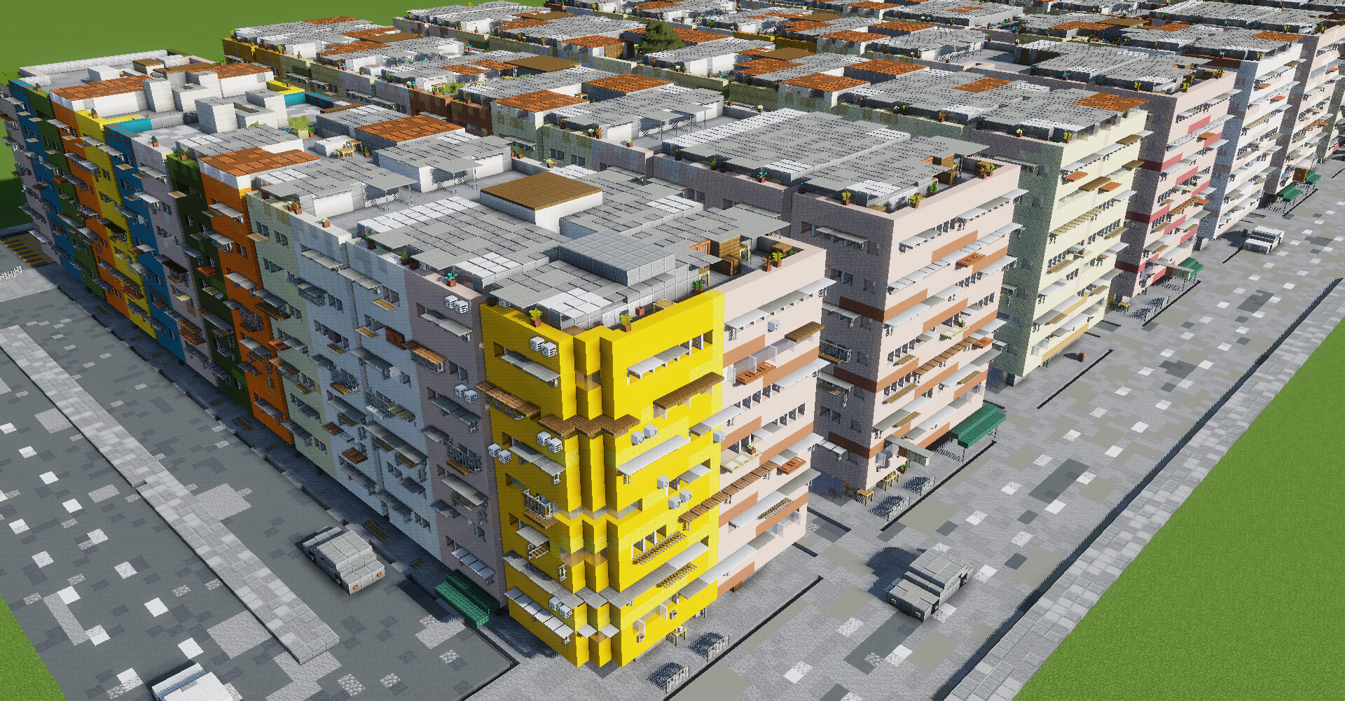 13 Streets, To Kwa Wan, Hong Kong Minecraft Map