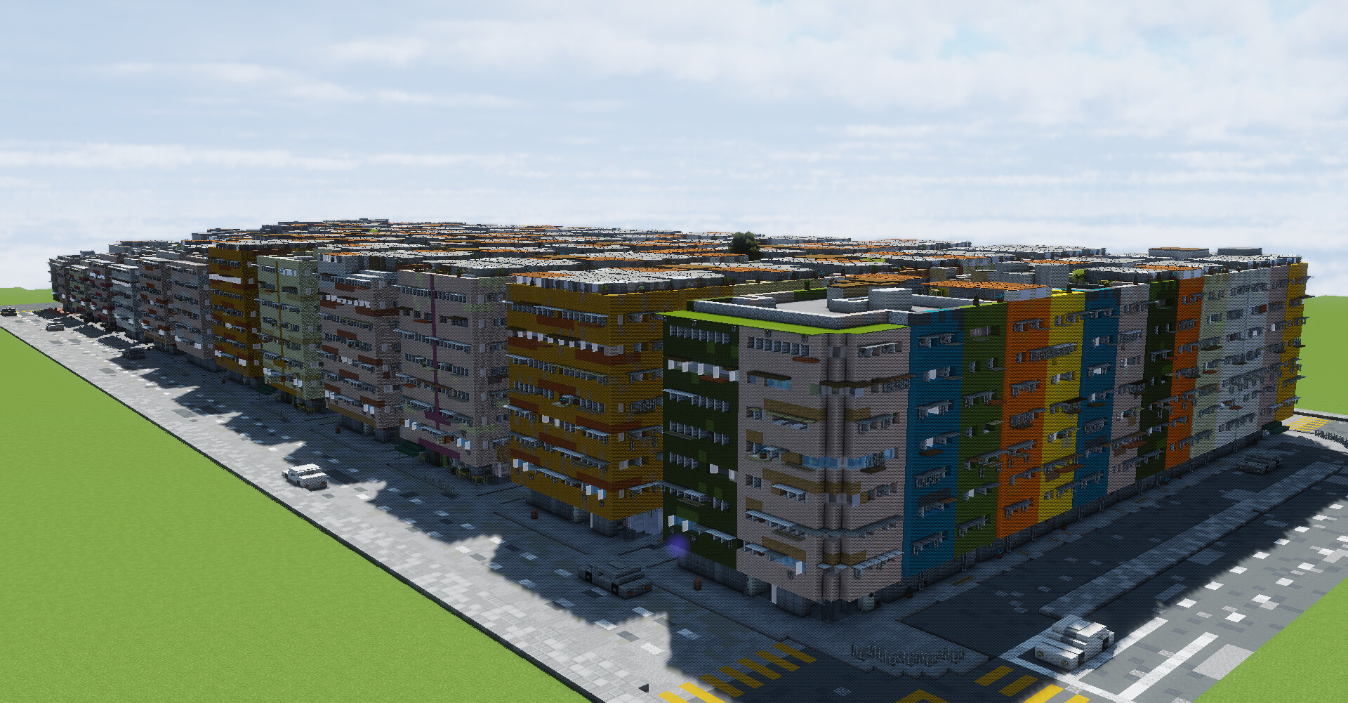 13 Streets, To Kwa Wan, Hong Kong Minecraft Map