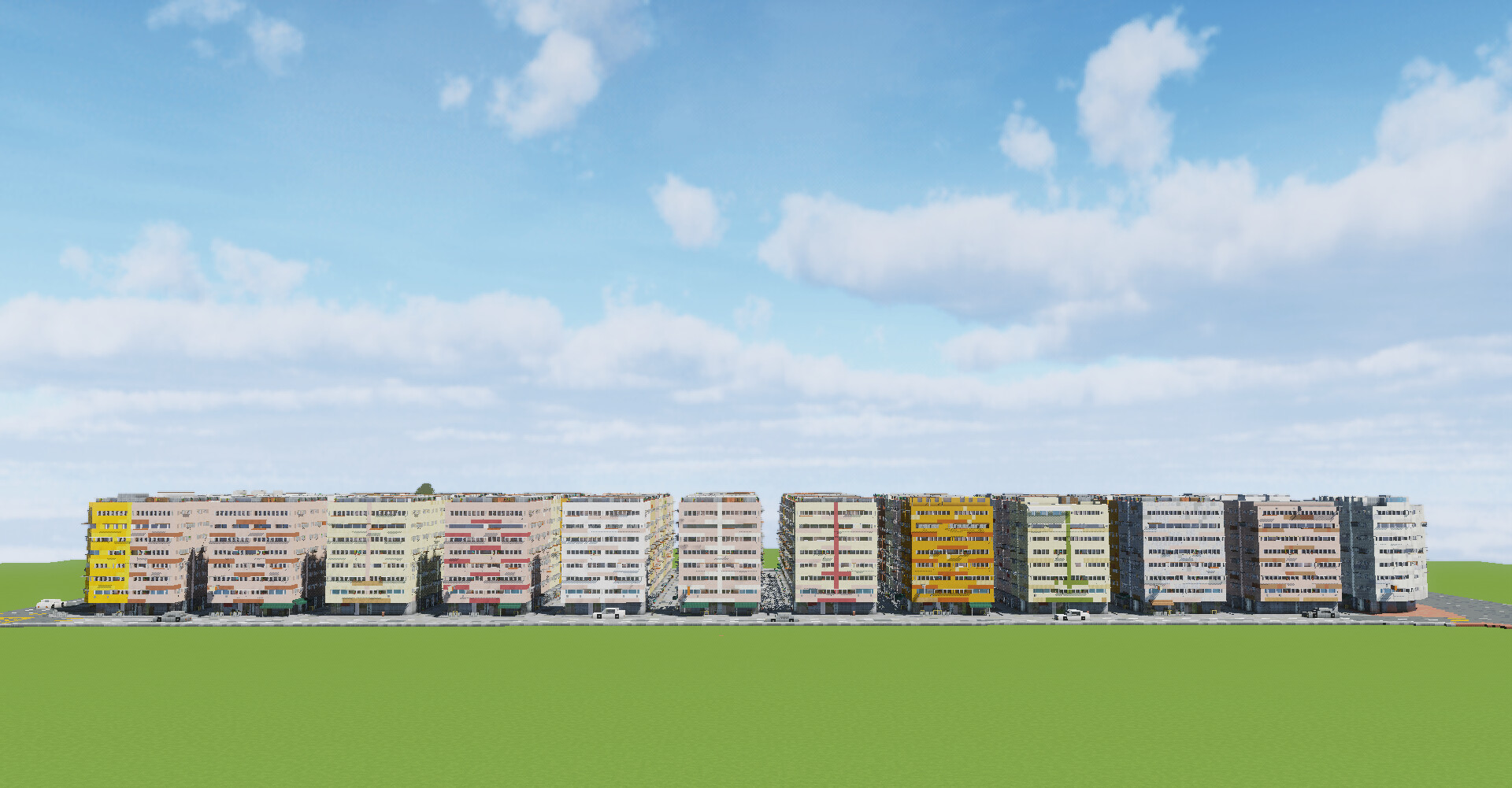 13 Streets, To Kwa Wan, Hong Kong Minecraft Map