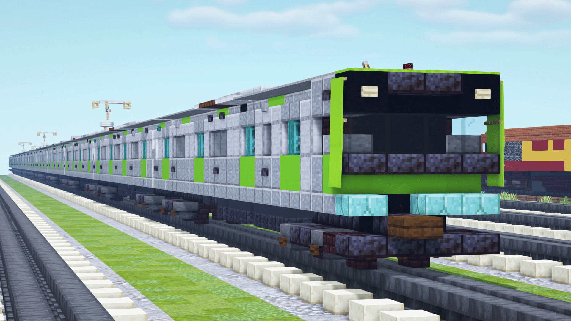 JR East Yamanote Line E235 Series Train Minecraft Map