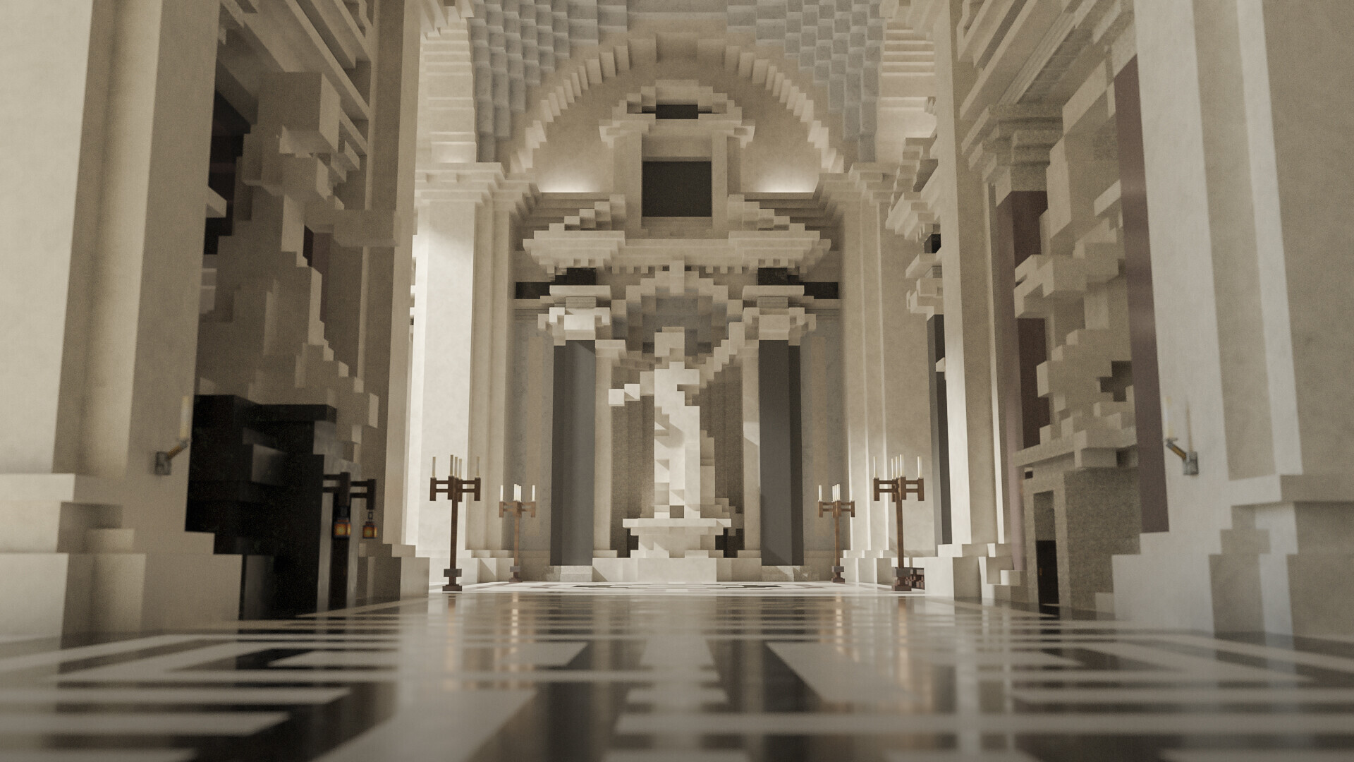 Renaissance cathedral / basilica (Download) Minecraft Map