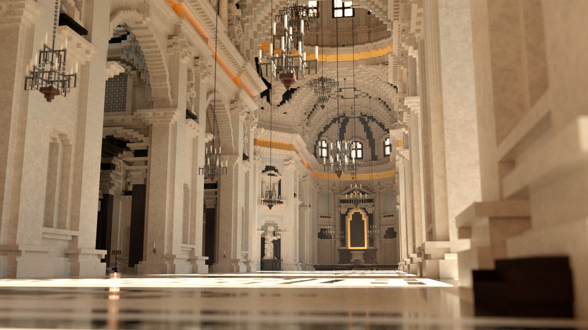 Renaissance cathedral / basilica (Download) Minecraft Map