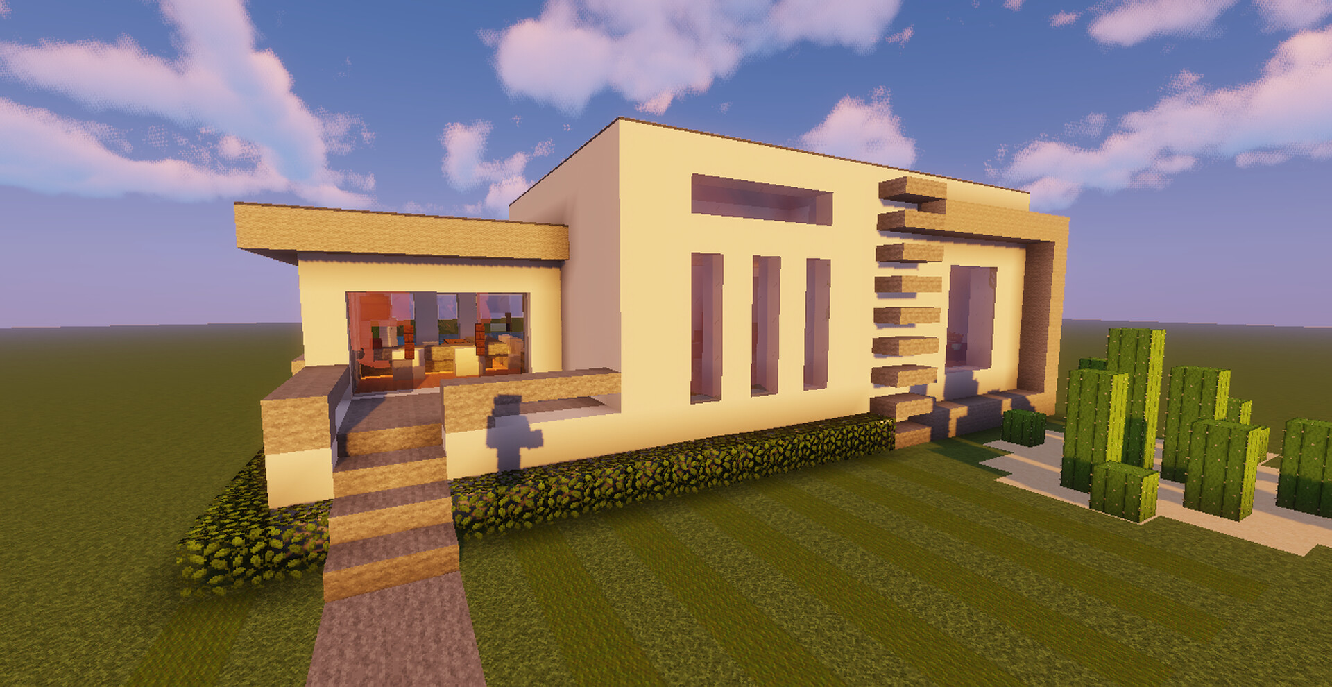 Modern House #72 Map + Schematics Minecraft Map