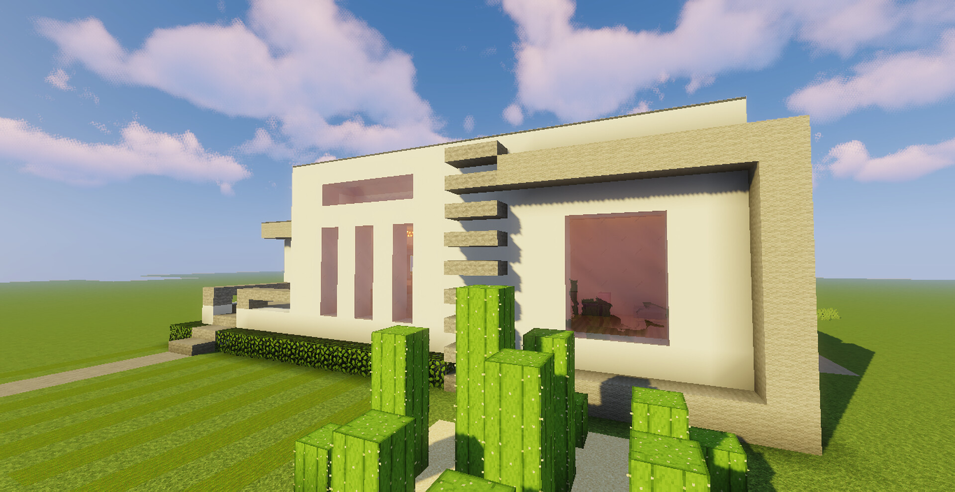 Modern House #72 Map + Schematics Minecraft Map