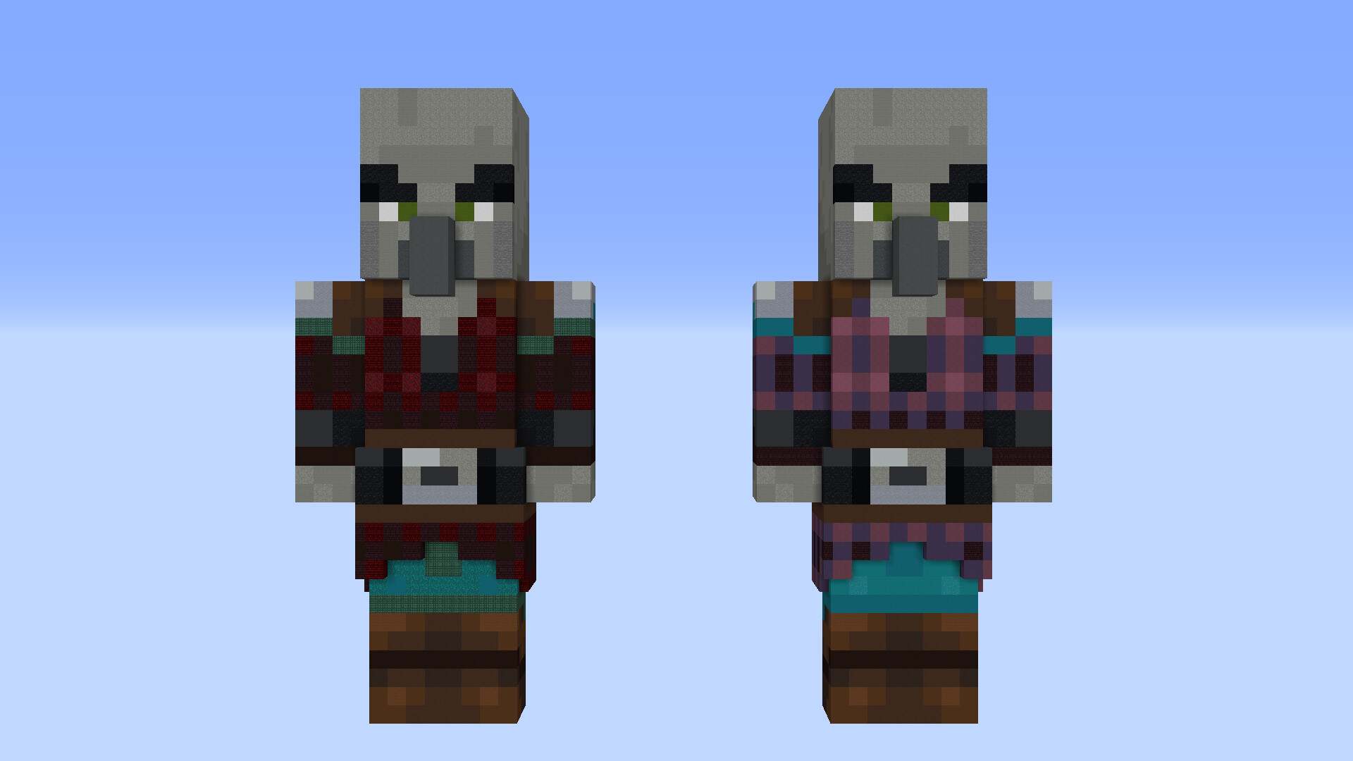 Pillager Mob Statues Minecraft Map