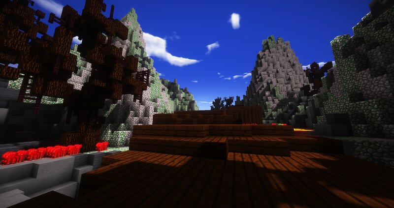 Rocky Peaks Glowstone Mountain | 1.8+ Minecraft Map