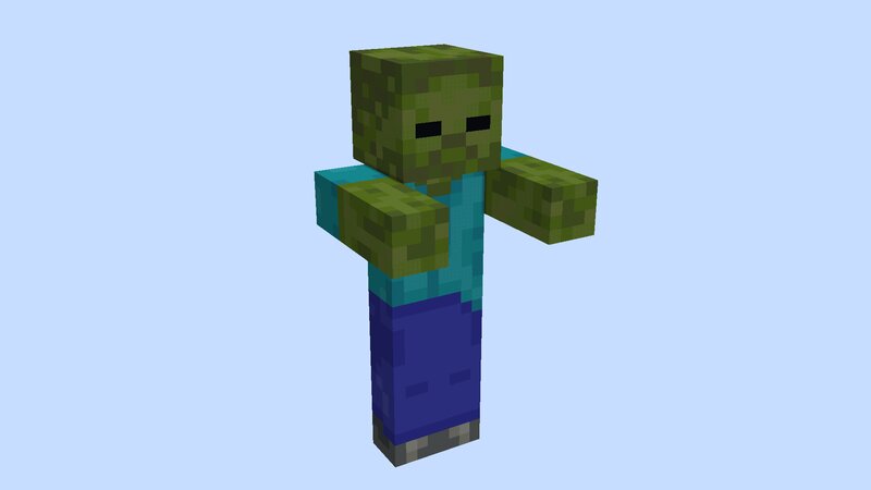 Zombie Mob Statues Minecraft Map