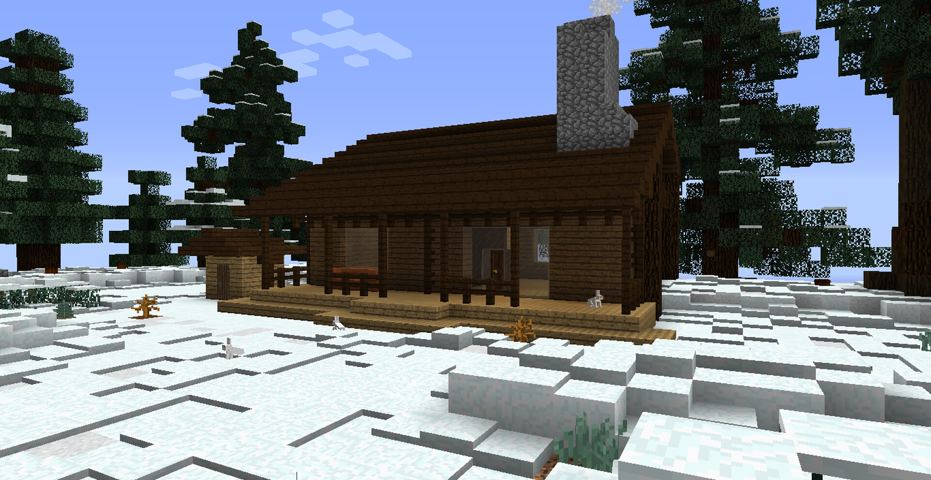 Snowy House 🐺 Minecraft Map