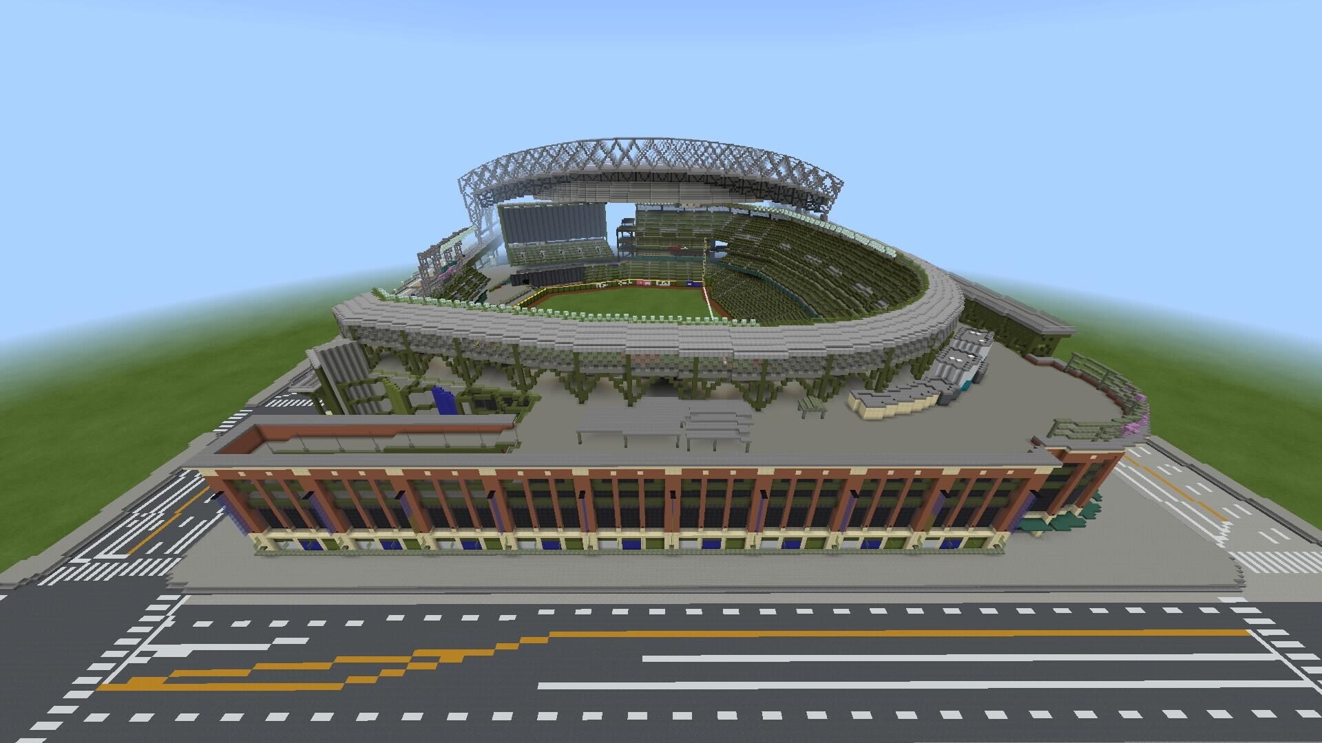 T-Mobile Park (Seattle Mariners) Seattle, Washington 1:1 Minecraft Map