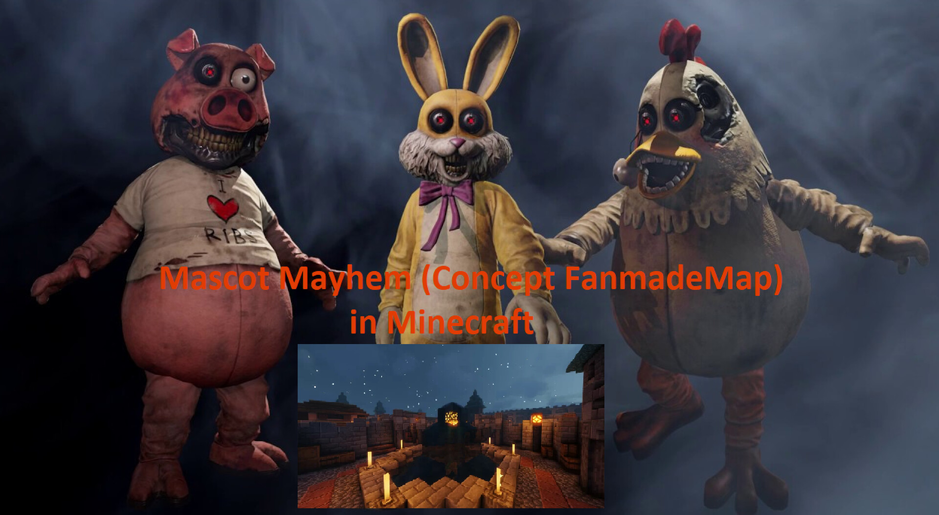 Mascot Mayhem (Concept Fanmade) 1.17 Minecraft Map