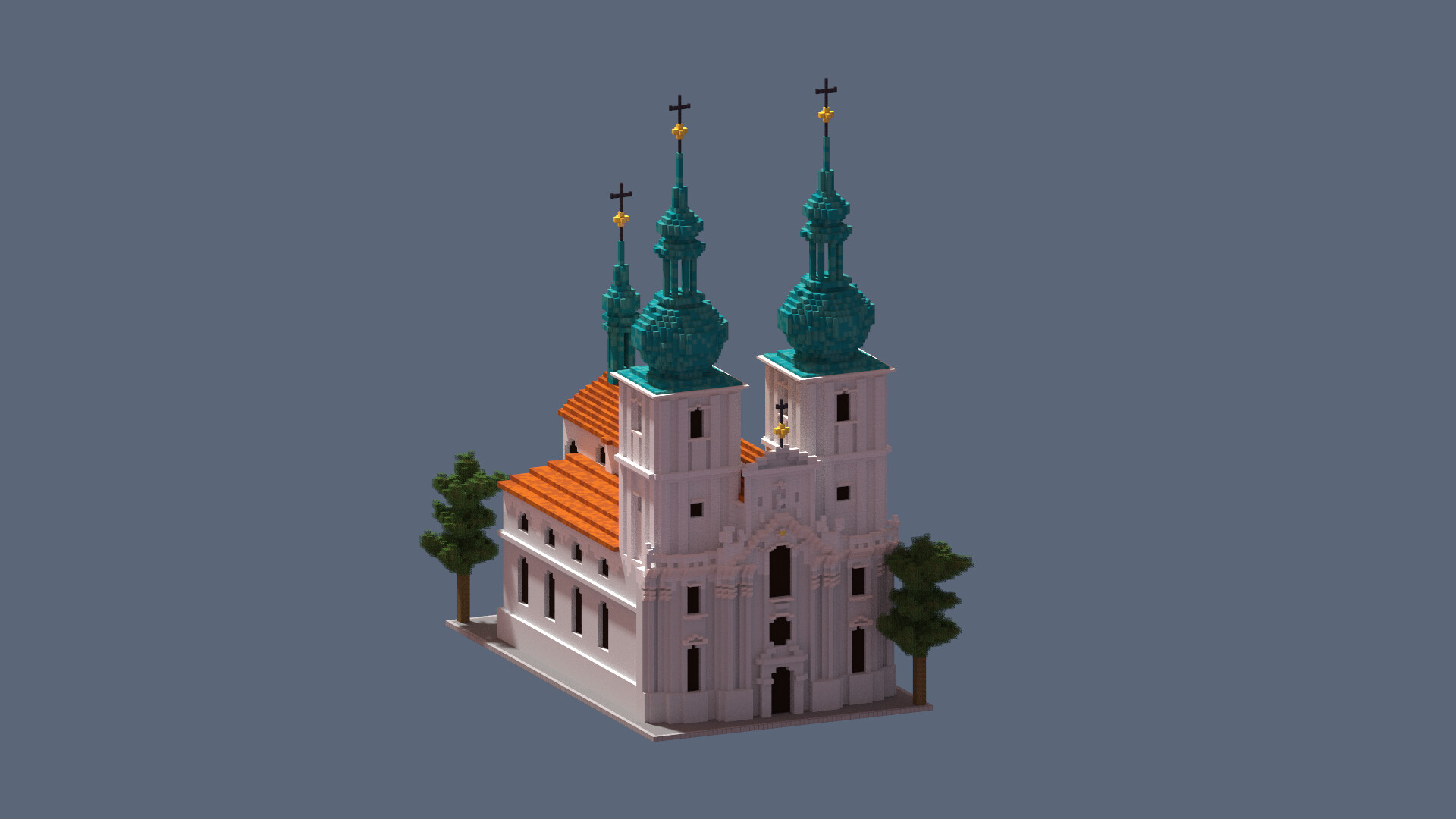 Church of St Havel in Prague Minecraft Map
