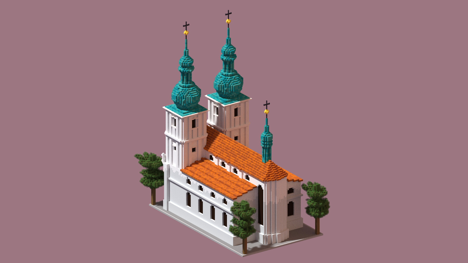Church of St Havel in Prague Minecraft Map