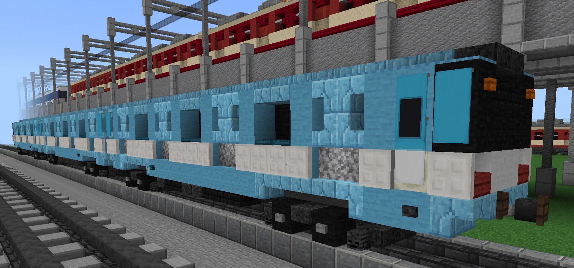 [1.5:1] Montreal Metro MR-73 subway train Minecraft Map