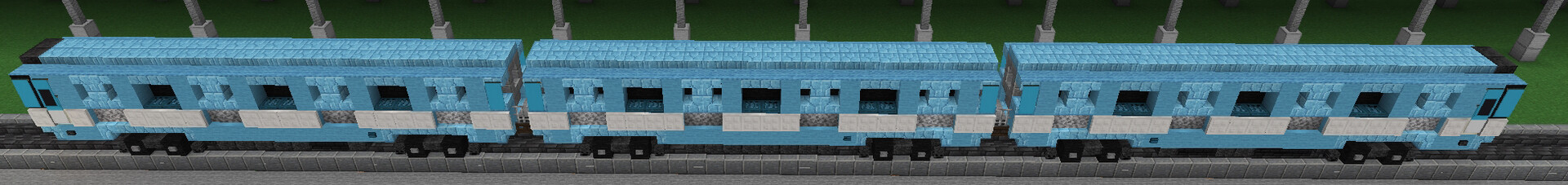 [1.5:1] Montreal Metro MR-73 subway train Minecraft Map