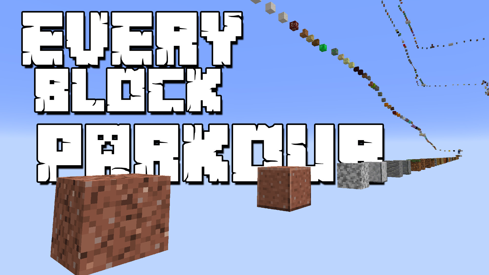 Every Block Parkour Minecraft Map