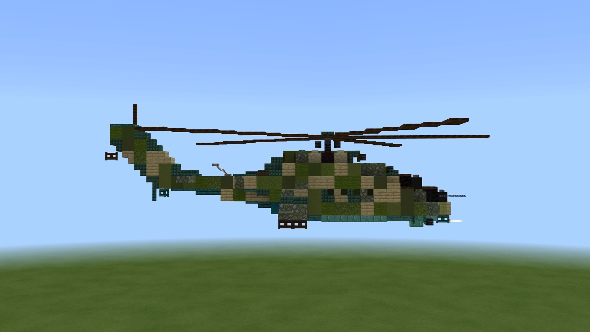 Mil Mi-24 Hind Minecraft Map